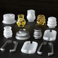 China New product: Crystal dropper resin DIY kerosene lamp, night light, bedside lamp, camping lamp, silicone mold for sale