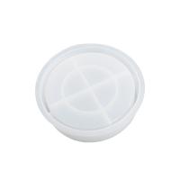 China Drip glue DIY homemade round hand-held fruit jewelry storage basket ice bucket beer bucket silicone mold for sale