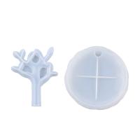 China DIY Crystal Dropping Gel Storage Box Mold Ring Holder Earrings Necklace Jewelry Storage Rack Silicone Mold for sale