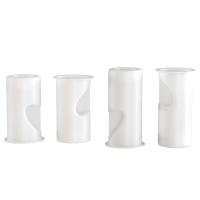 China Cylindrical puzzle heart-shaped candlestick ornament silicone mold DIY Valentine's Day atmosphere candle lamp gypsum mold for sale