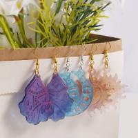 China DIY Crystal Dropping Gel Butterfly Snake Moon Cloud Stars Christmas Tree Earrings Pendant Silicone Mold for sale