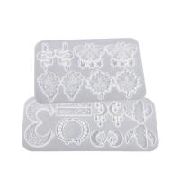China DIY Crystal Dropping Gel Butterfly Snake Moon Cloud Stars Christmas Tree Earrings Pendant Silicone Mold for sale