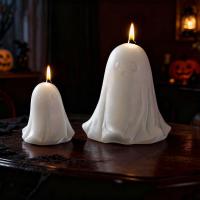 China Halloween Ghost Candle Silicone Mold 3D Stereoscopic Little Ghost Aromatherapy Candle Mold Handmade DIY Gypsum Mold for sale