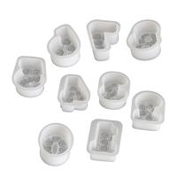 China DIY rose Arabic numeral candle ornament silicone mold aromatherapy gypsum resin drip mold for sale