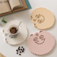 China Aromatherapy Gypsum Explosion Head Glasses Girl Cup Mat Silicone Mold DIY Platform Decoration Dropping Mold for sale