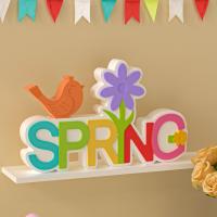 China New Easter letter silicone mold DIY chicken rabbit flower letter ornament gypsum mold for sale