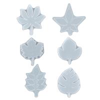 China DIY crystal drop glue leaf resin grinding tool irregular maple leaf turtle back leaf coaster silicone mold for sale