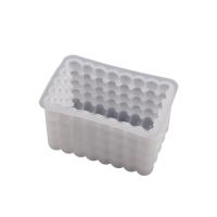 China Rectangular Cube Silicone Mold DIY Candle Table Magic Ball Round Bead Aromatherapy Candle Mold for sale