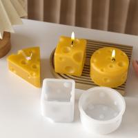China Triangular Round Square Cheese Aromatherapy Candle Decoration Silicone Mold DIY Resin Gypsum Soap Grinding Machine for sale