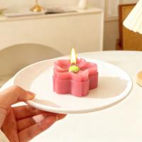 China DIY Crystal Dropping Resin Small Flower Aromatherapy Candle Hand Gift Candle Gift Silicone Mold for sale