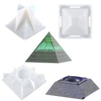 China DIY crystal dropper shaped storage box mold, Egyptian tower shaped ashtray, silicone grinder for sale