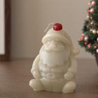 China Aromatherapy gypsum Christmas snowman ornament silicone mold DIY Christmas candle decoration mold for sale