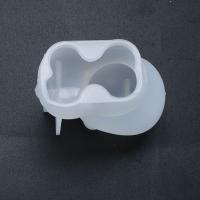 China DIY Crystal Dropper Mold, 3D Cute Deer Antler Doll Decoration Ornament Silicone Mold for sale