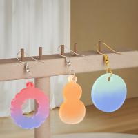 China DIY crystal dropper Christmas pendant hanging snowman house Christmas tree earrings hanging silicone mold for sale