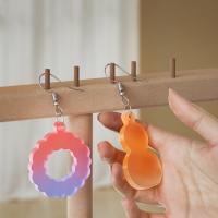 China DIY crystal dropper Christmas pendant hanging snowman house Christmas tree earrings hanging silicone mold for sale