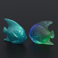 China DIY crystal dropper resin grinding tool, three-dimensional flat goldfish table decoration, silicone mold wholesale for sale