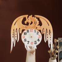 China DIY Dragon Flying Clock Dropping Mold Simple Watch Movement Arabic numerals Dial Ornament Silicone Mold for sale