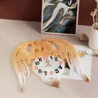 China DIY Dragon Flying Clock Dropping Mold Simple Watch Movement Arabic numerals Dial Ornament Silicone Mold for sale