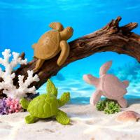 China 3D Turtle Silicone Mold DIY Aromatherapy Candle Gypsum Marine Animal Ornament Dropping Mold for sale