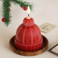 China Crystal dropper resin gypsum yarn Christmas hat jewelry grinding tool DIY three-dimensional candle ornament silicone mold for sale