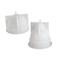 China Crystal dropper resin gypsum yarn Christmas hat jewelry grinding tool DIY three-dimensional candle ornament silicone mold for sale