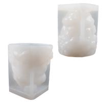 China New Longevity Turtle Rock Flower Platform Silicone Mold DIY Turtle Aromatherapy Candle Gypsum Mold for sale