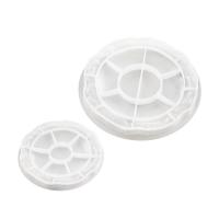 China DIY Crystal Drip Glue Gypsum Cement Relief Rock Pattern Tray Dish Storage Plate Mirror Silicone Mold for sale