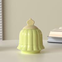 China Drip resin gypsum mirror bell storage jar DIY Christmas candle cup ornament silicone mold for sale