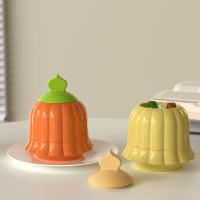 China Drip resin gypsum mirror bell storage jar DIY Christmas candle cup ornament silicone mold for sale