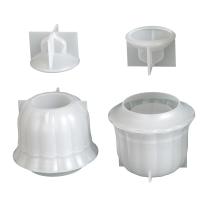 China Drip resin gypsum mirror bell storage jar DIY Christmas candle cup ornament silicone mold for sale