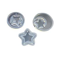 China DIY crystal dropper mold, moon star sailor moon water pattern wooden horse pendant, silicone mold manufacturer wholesale for sale