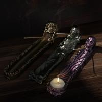 China DIY Skeleton Fragrance Insertion Zen Lying Fragrance Insertion Tea Ceremony Ornament Dropping Resin Incense Insertion Seat Silicone Mold for sale