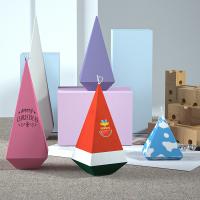 China DIY crystal dropper mold square cone crystal ring holder table cone candle silicone mold for sale