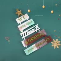 China DIY crystal dropper mold Christmas tree hanging decoration Christmas material ornaments Christmas silicone mold for sale