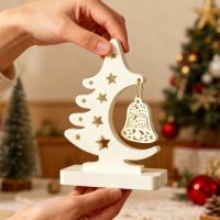 China DIY Resin Aromatherapy Gypsum Christmas Tree Bell Socket Pendant Base Display Silicone Mold for sale