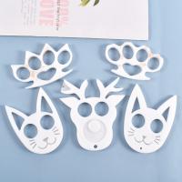China DIY Crystal Dropping Glue Mold Keychain Fist Buckle Cat Face Silicone Mold Finger Tiger Silicone Mold Wholesale for sale