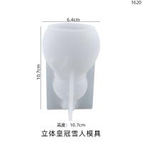 China DIY crystal dropper mold Christmas series Santa Claus snowman table decoration silicone mold for sale