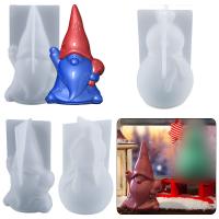 China DIY crystal dropper mold Christmas series Santa Claus snowman table decoration silicone mold for sale