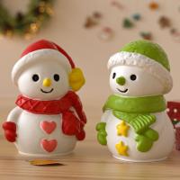 China DIY Christmas Snowman Silicone Mold Aromatherapy Candle Love Pentagram Snowman Gypsum Mold for sale