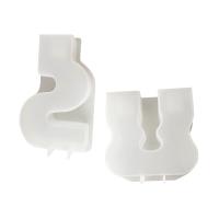 China Dropping gum U-shaped S-shaped wavy candle holder DIY aromatherapy gypsum candle holder candle stand silicone mold for sale