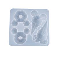 China DIY crystal dropper mold for ice cream, ice cream, donuts, table ornaments, decorative silicone mold for sale