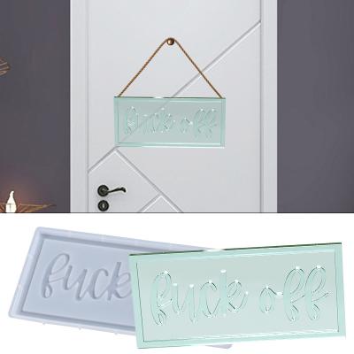 China DIY crystal drip glue mold anti disturbance English room listing silicone mold spot wholesale for sale