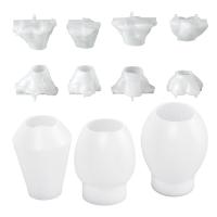 China Crystal dropper DIY three-dimensional flower bonsai decoration ornament silicone mold DIY aromatherapy gypsum mold for sale