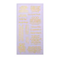 China DIY crystal dropper gold hand account sticker dropper mold filling material phrases, blessing stickers for sale