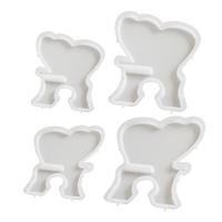 China DIY crystal dropper resin gypsum size butterfly chanting bracket reading bookshelf silicone mold for sale