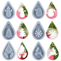 China Source DIY Crystal Drop Glue Mold Christmas Tree Christmas Series Listing Silicone Mold Spot Wholesale for sale