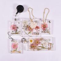 China DIY Drip Resin Photo Grinding Stretch Easy Pull Buckle Hanging Dry Flower Keychain Pendant Silicone Mold for sale