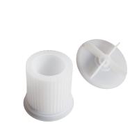 China DIY gypsum cement aromatherapy candle cup ornament Roman column striped cup gypsum mirror silicone mold for sale