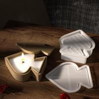 China Gypsum Cement Spades A Double Love Stacking Music Storage Box Silicone Mold Aromatherapy Candle Cup Grinding Tool for sale