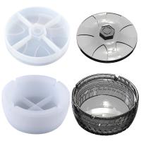 China DIY Crystal Drip Rubber Tire Storage Box Mold, Car Tire Pattern, Circular Ashtray, Silicone Mold for sale